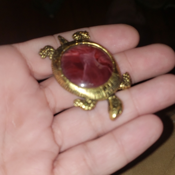 Jewelry | Vintage Turtle Pin | Poshmark